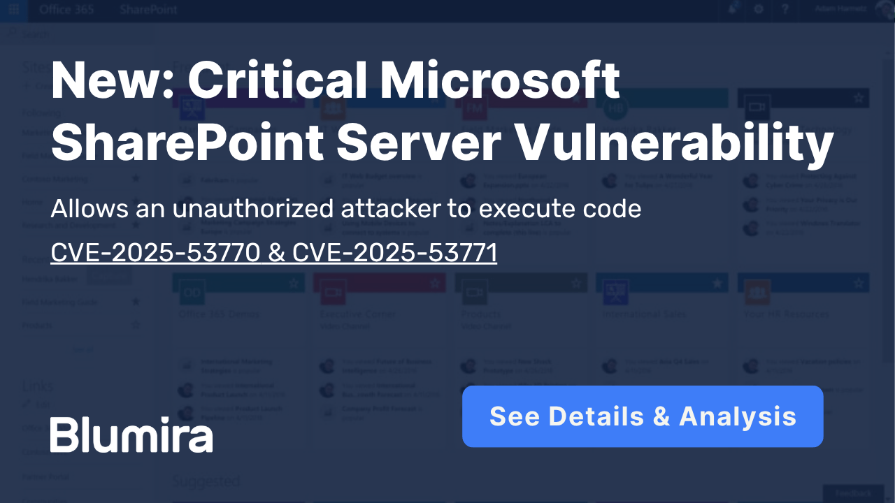 Critical Microsoft SharePoint Vulnerability: Patch CVE-2025-53770 Now
